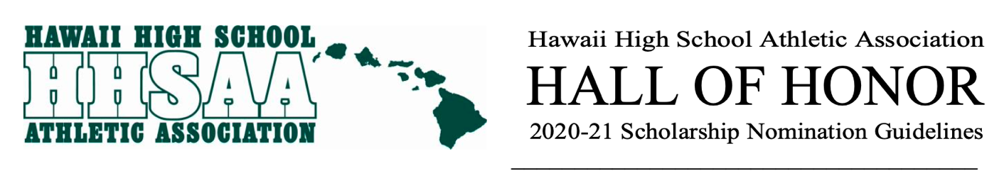 HHSAA Hall of Honor Applications Due May 16, 2022 - Hawaii High School ...