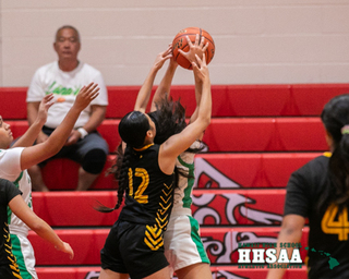 HHSAA Division II Girls Basketball - #1 Kapa‘a defeats Hawaii Baptist ...